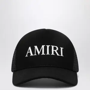 Amiri Baseball Cap With Logo - Black