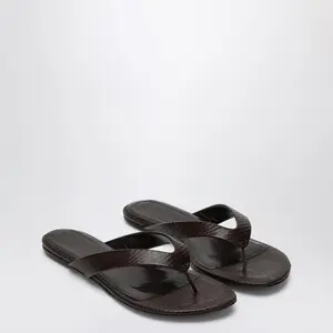 Le Monde Beryl Leather Flip-flops