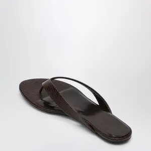 Le Monde Beryl Leather Flip-flops