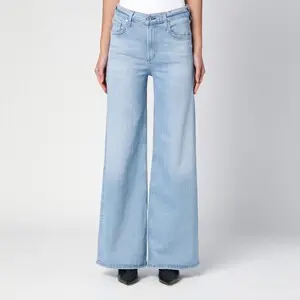 Women's Light Wash Wide Leg Jeans