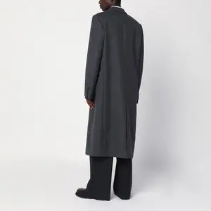 Dries Van Noten Double-breasted Virgin Wool Coat
