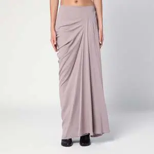 Dries Van Noten Long Draped Skirt - Pink
