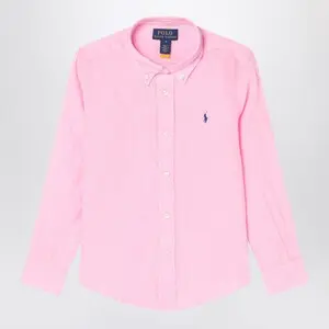 Ralph Lauren Linen Button-down Shirt - Pink