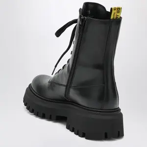 Off-White For Walking" Combat Boots