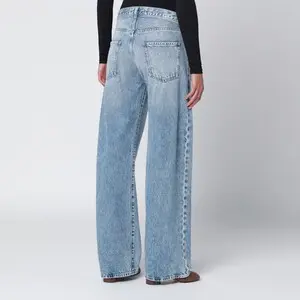 MAISON MARGIELA Straight Leg Jeans With Contrast Pockets - Blue