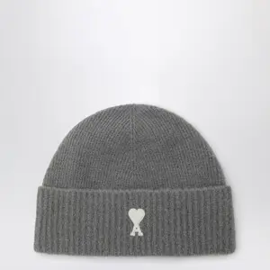 Ami De Coeur Wool Beanie - Grey