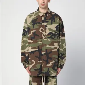 Fear Of God Camouflage Shirt Jacket - Green