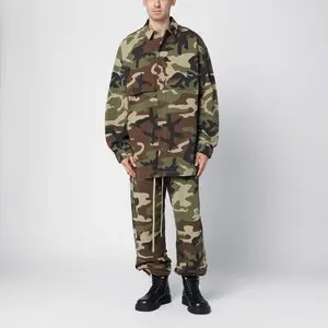 Fear Of God Camouflage Shirt Jacket - Green