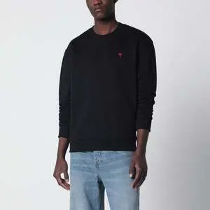 AMI Paris Ami Paris Ami De Coeur Sweatshirt - Black