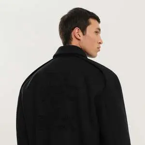 1989 STUDIO Wool Bomber Jacket - Blue