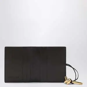 Bottega Veneta Andiamo Cardholder With Flap In Fondant Colour - Brown