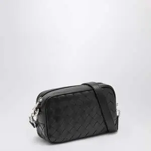 Bottega Veneta Camera Bag Intrecciato Mini Bag - Black