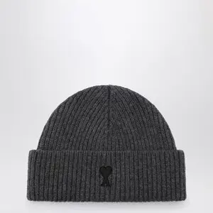 Ami De Coeur Wool Beanie - Grey
