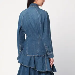 Alaïa Rounded Denim Shirt