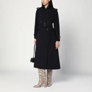 Max Mara Long Trench In Sable