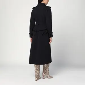 Max Mara Long Trench In Sable