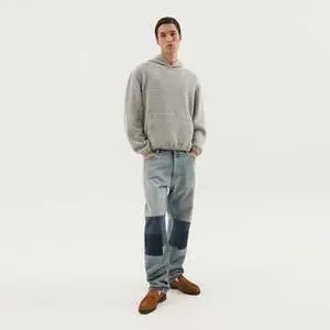 1989 STUDIO Malin Patchwork Denim Pants - Light Blue