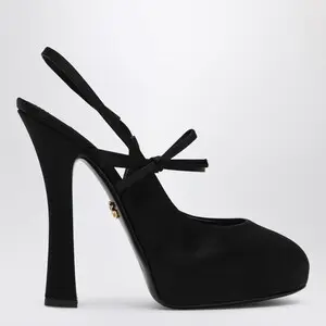 Dolce & Gabbana High Heel Satin Slingback