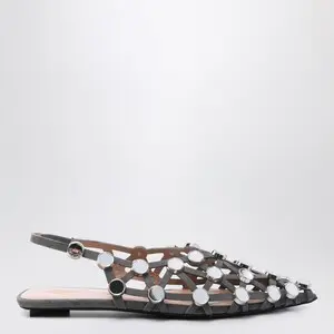 Attico Ballerina Flats - Grey