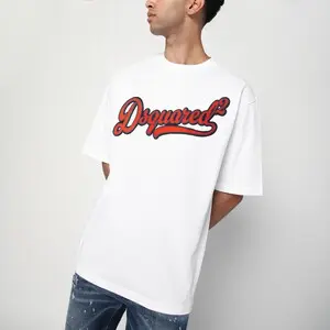 Dsquared2 T-shirt With Logo Embroidery - White