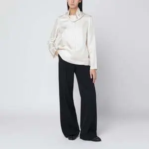 Loulou De Saison Silk Twill Blouse - White