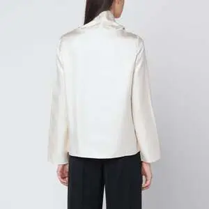 Loulou De Saison Silk Twill Blouse - White