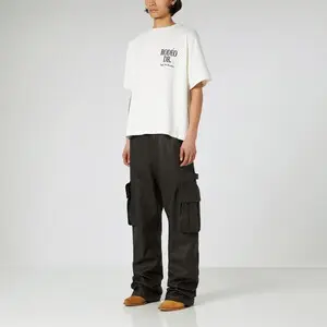 1989 STUDIO Intreccio Leather Cargo Pants