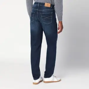 Brunello Cucinelli Washed Cotton Denim Jeans