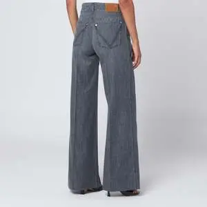 Bottega Veneta Faded Wide-leg Palazzo Jeans
