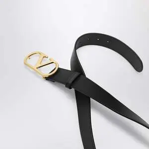 Valentino Garavani Vlogo Leather Belt