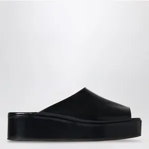 THE ROW Emi Flatform Sandals - Black