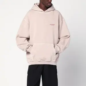 REPRESENT Oversized Hooded Sweatshirt - Pink