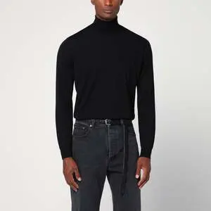 DRUMOHR Wool Turtleneck Sweater - Black