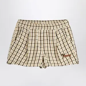 MINI RODINI Check Pattern Shorts