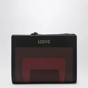 Loewe Compact Wallet /burgundy - Black