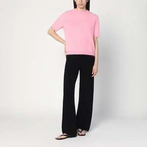 Soft Goat Brushed Cashmere Sweater - Pink