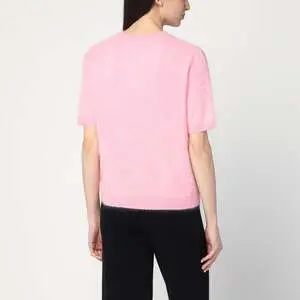 Soft Goat Brushed Cashmere Sweater - Pink