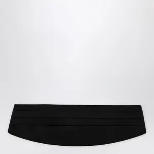 Dolce & Gabbana Silk Satin Cummerbund - Black