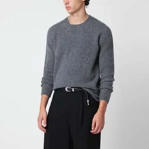 DRUMOHR Lambswool Crew Neck Sweater - Grey