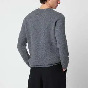 DRUMOHR Lambswool Crew Neck Sweater - Grey