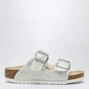 BIRKENSTOCK Arizona Cosmic Sparkle Slides White