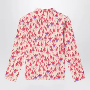 MINI RODINI Patterned Organic Cotton Blouse