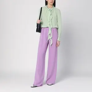 Valentino Garavani Wide Silk Pants