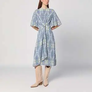 Etro Flared Midi Dress With Print
