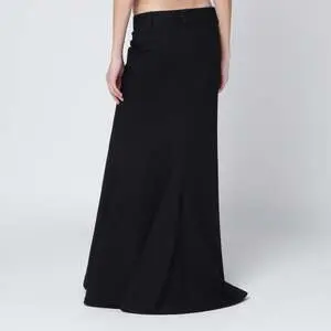 Balenciaga Flared Ankle-length Wool Skirt
