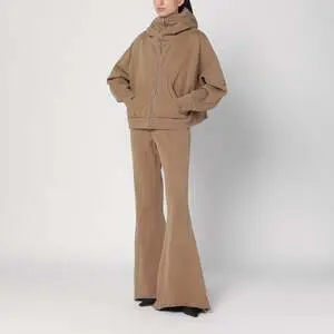 ENTIRE STUDIOS Cotton Flared Trousers - Brown
