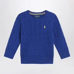 Polo Ralph Lauren Cable-knit Crewneck Sweater - Blue