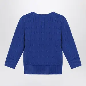 Polo Ralph Lauren Cable-knit Crewneck Sweater - Blue