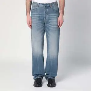 Alexander McQueen Faded Jeans - Blue