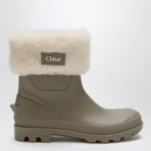 Chloé Vetiver Rubber Boots - Green